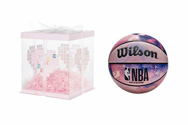 Баскетбольный мяч унисекс Wilson 4876802 PU, розовый, размер 7, для тренировок, CN