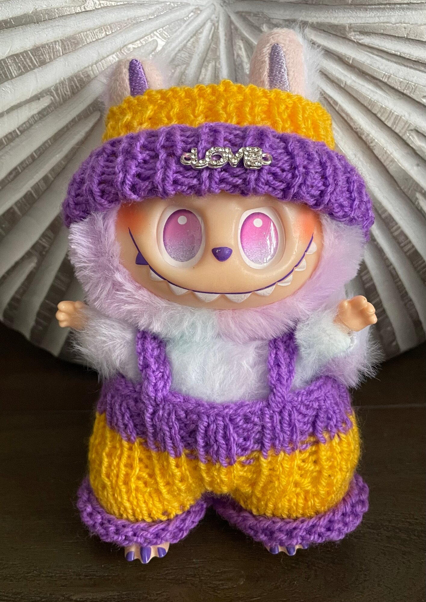 Лабубу мягкая игрушка брелок Labubu Love 17см