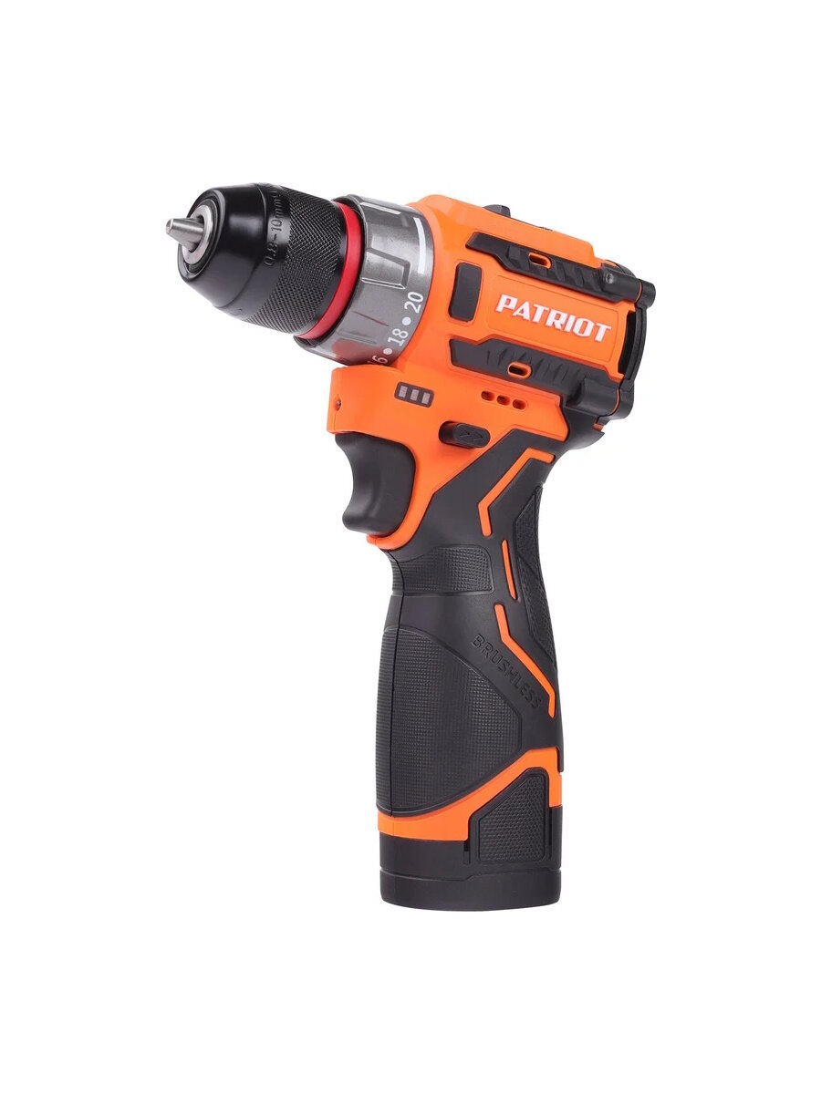 Дрель-шуруповерт аккумуляторная Patriot BR 467/180201467 16.8 В, 2,0 Ач, 70Нм