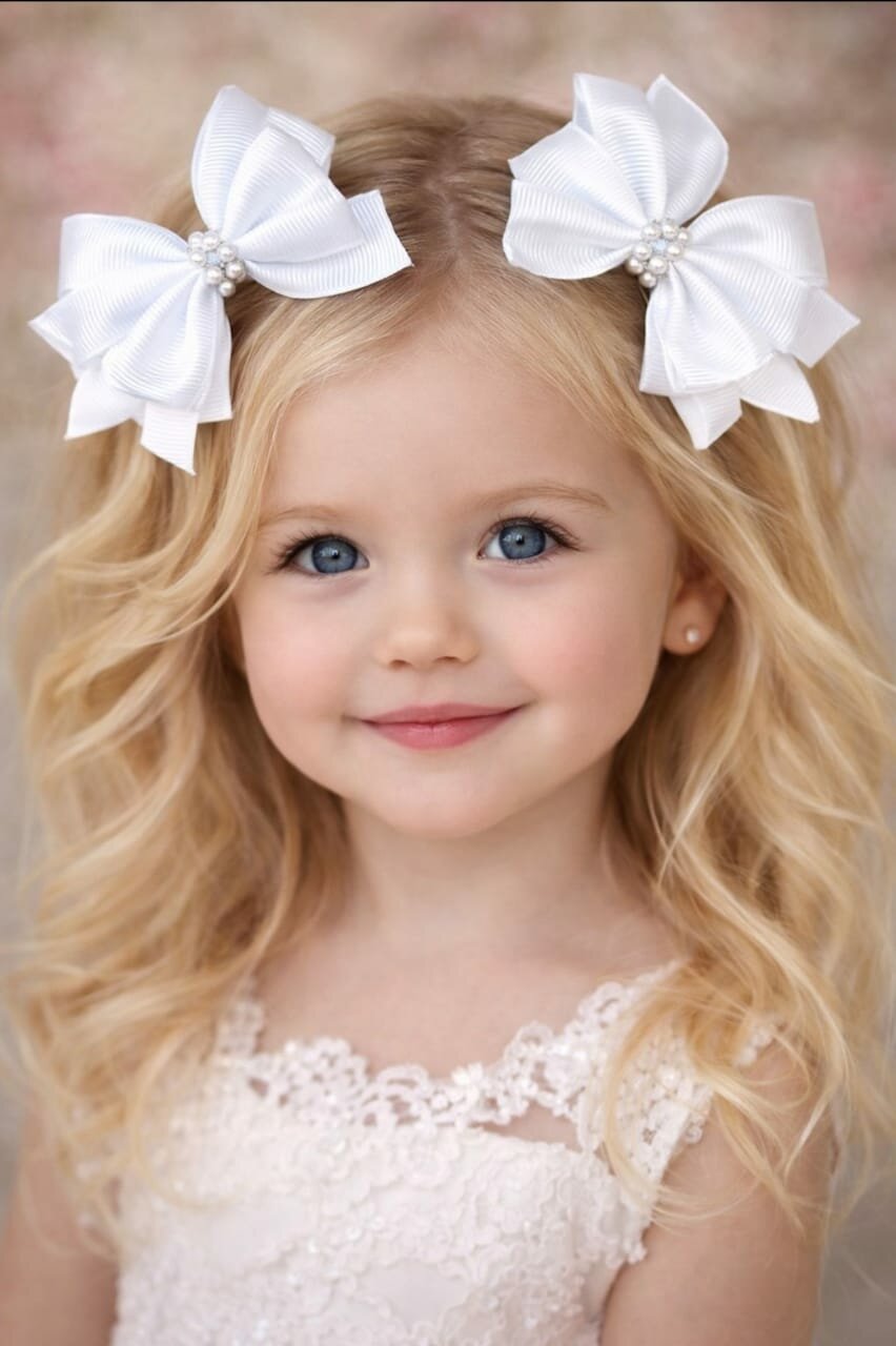 Бант для волос на резинке