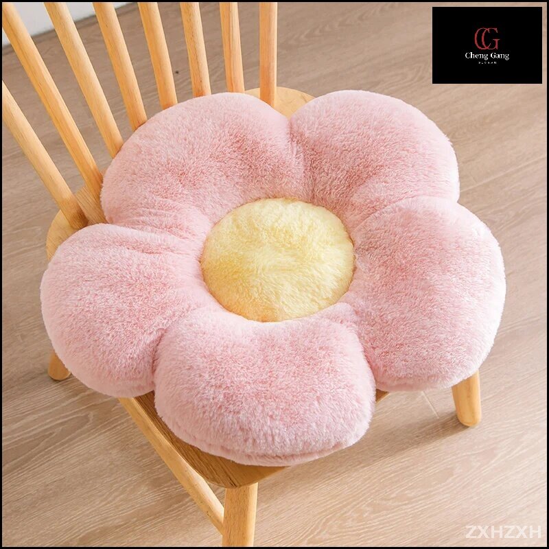 Эксклюзивный коврик из хлопка с цветами в розовом тоне Strawberry pink