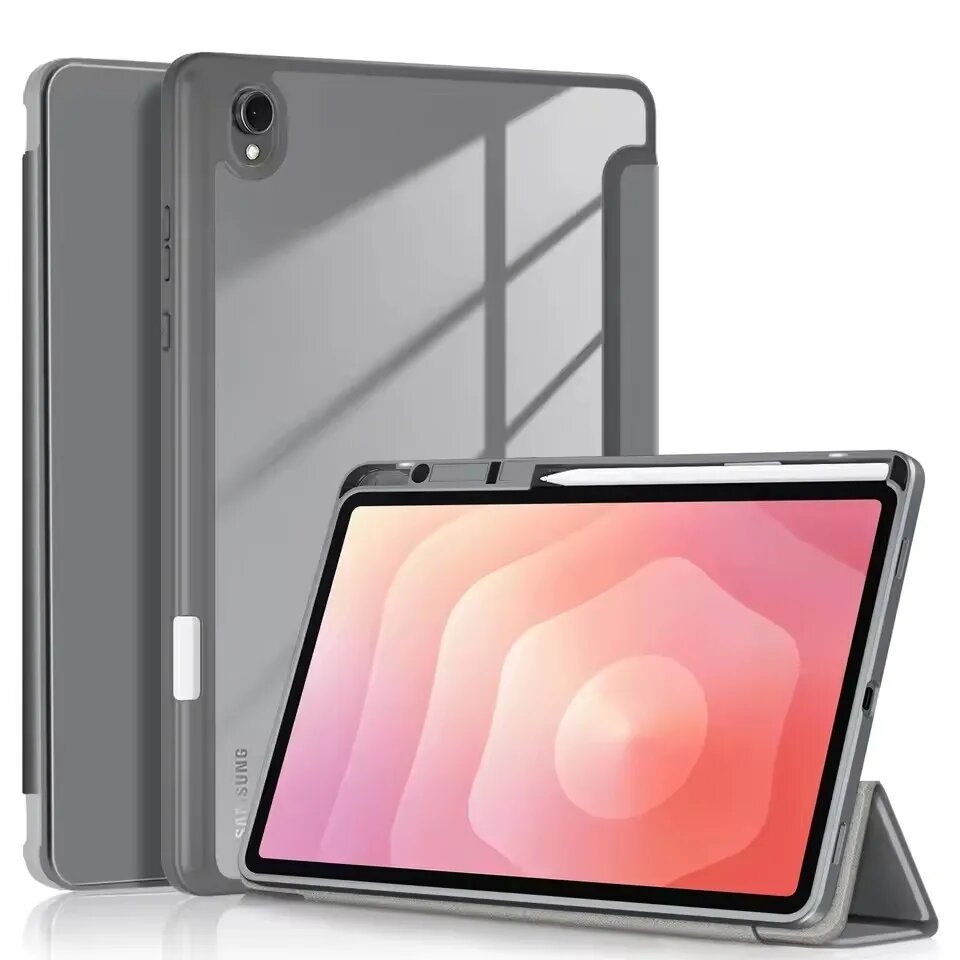 Чехол Ecasetok для Samsung Galaxy Tab S11 2025 11 дюймов Серый, gray