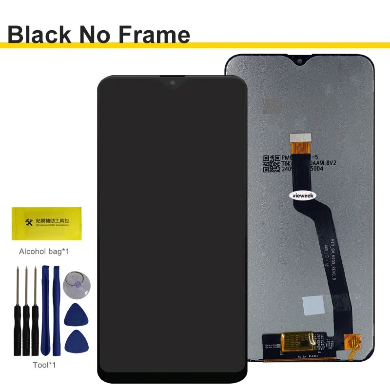 Экран дисплея A10 для Samsung Galaxy A10 SM-A105F SM-A105G SM-A105M SM-A105FN Замена дигитайзеров сенсорного экрана ЖК-дисплея