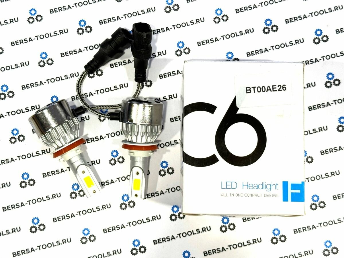 Светодиодные лампы головного света C6 Headlight H11