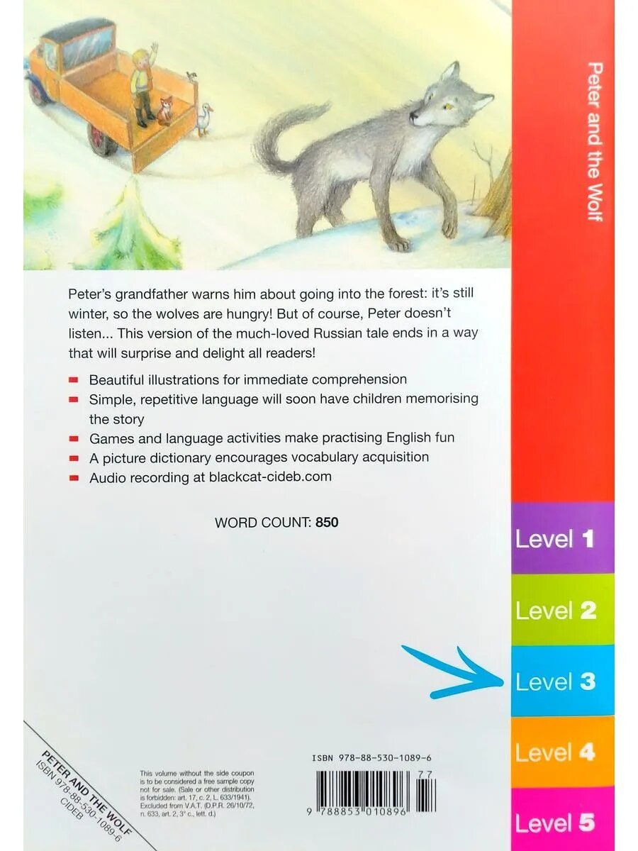 Earlyreads 3 Peter and the Wolf | Аудио доступно на сайте издательства. — фото 1