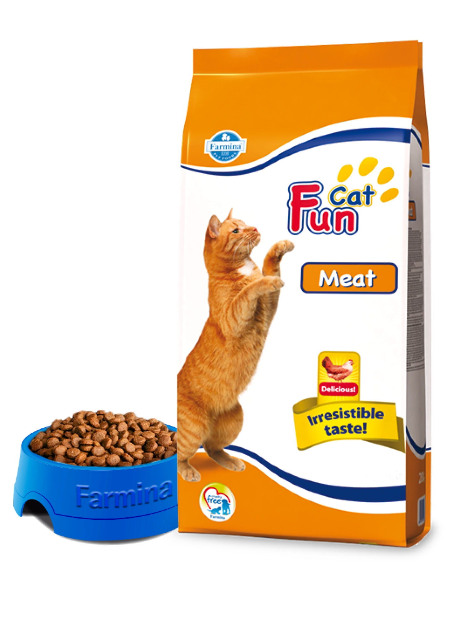 Сухой корм Farmina Fun Cat для кошек, 20кг