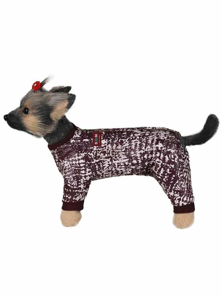 Комбинезон DogModa "Нью-Йорк", для собак, для девочки, малый размер, цвет черный