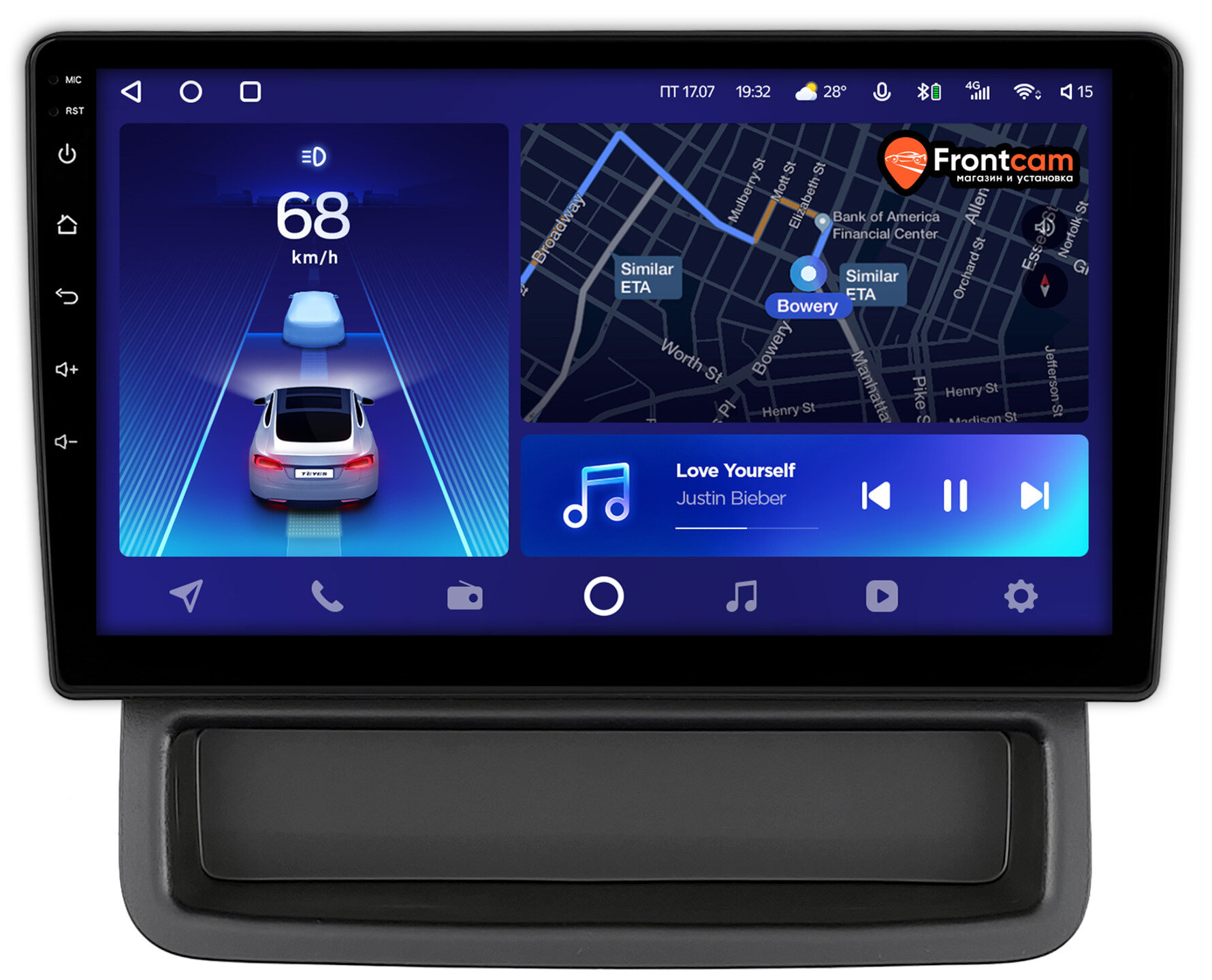 Штатная магнитола Renault Trafic 2 2006-2014 (авто без компьютера) Teyes CC2 PLUS 6/128 10" RM-10-1423 Android 10 (4G-SIM, DSP, QLed)