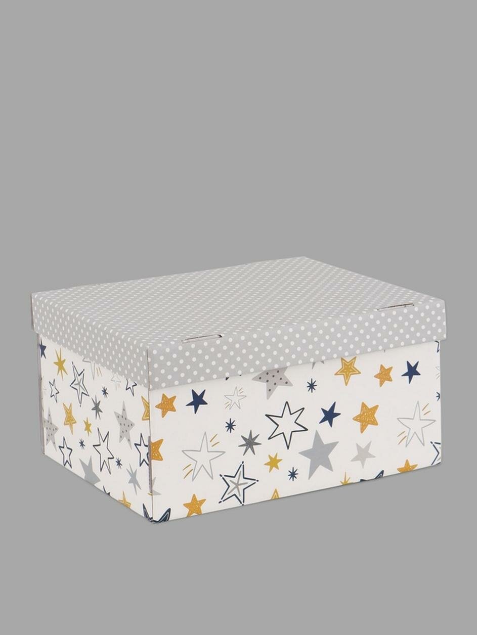 Коробка складная Дарите Счастье "Звёздочки", 31 х 25,5 х 16 см, 10954062