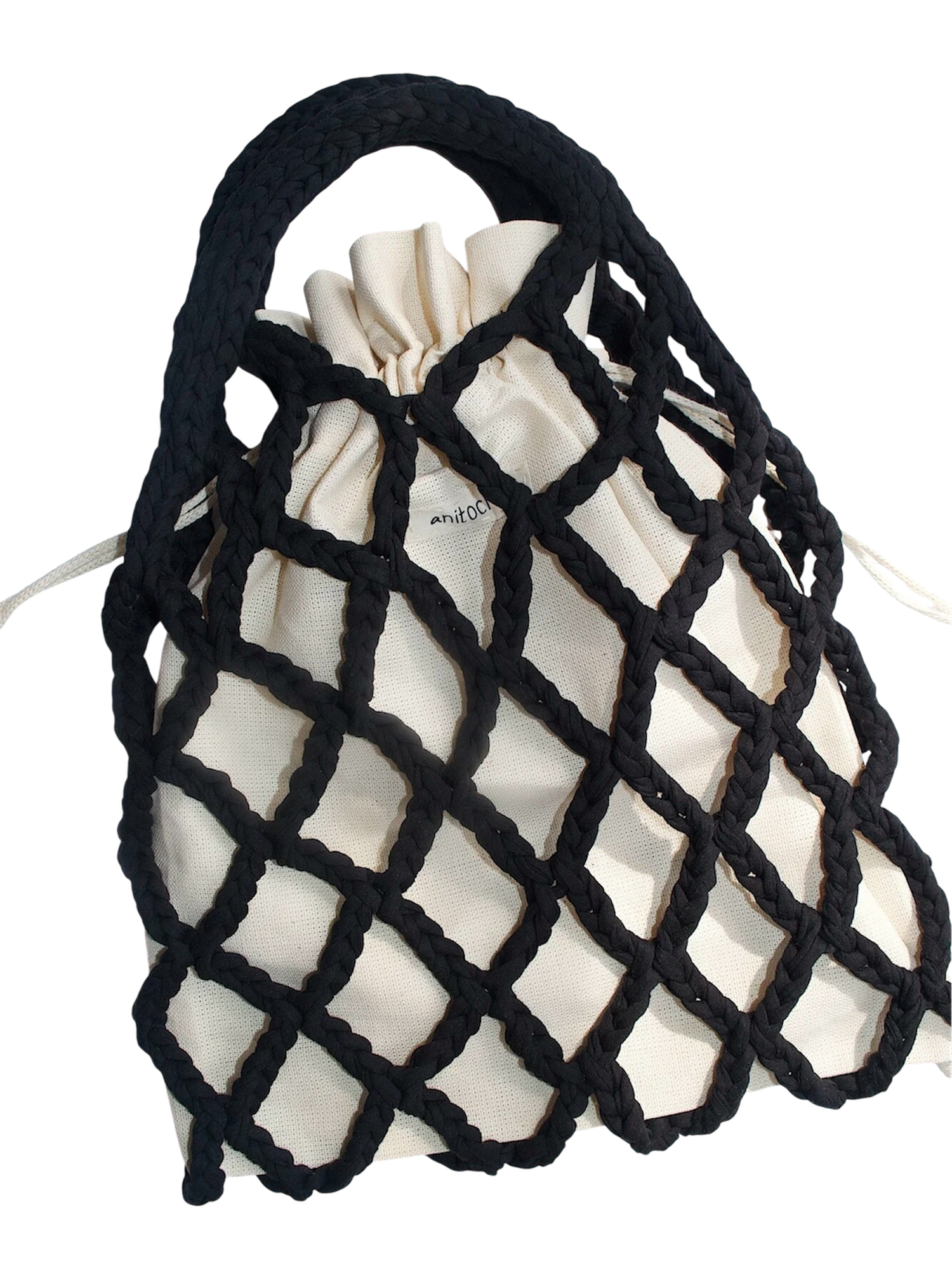 Сумка авоська  anitochka.shop, черная