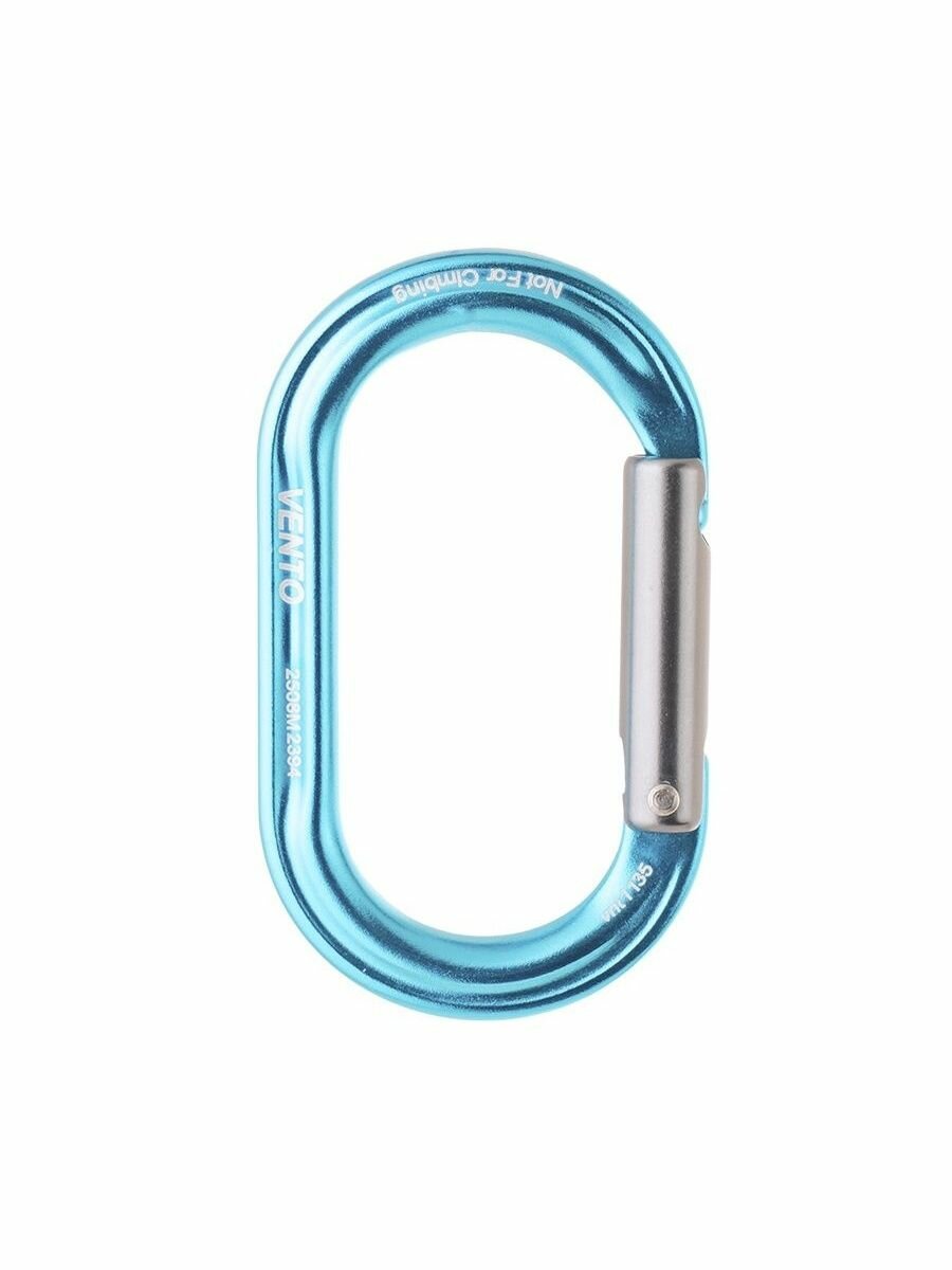 Карабин вспомогательный овальный keylock Vento vnt 1135_bu