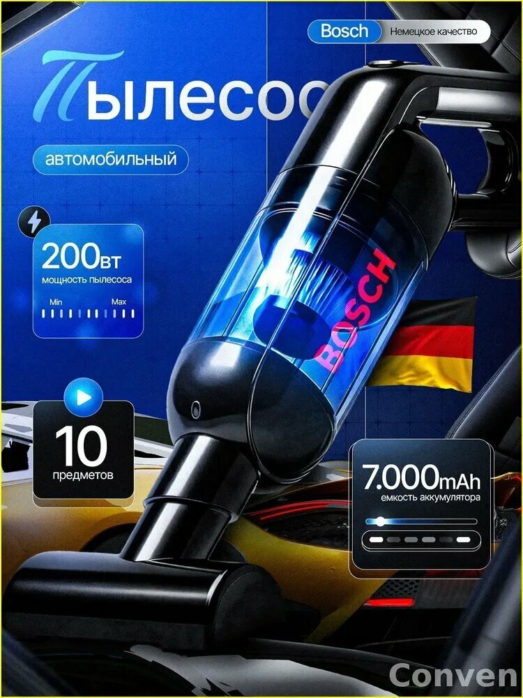 Пылесос автомобильный