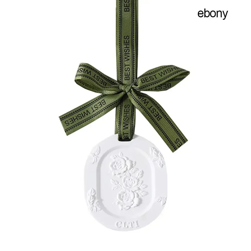 Гипсовый кулон для ароматерапии "Best Wishes", ebony