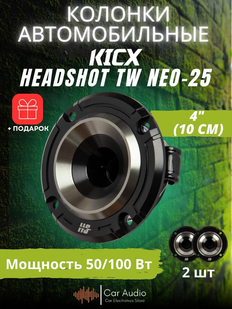 Акустическая система KICX Headshot TW NEO-25
