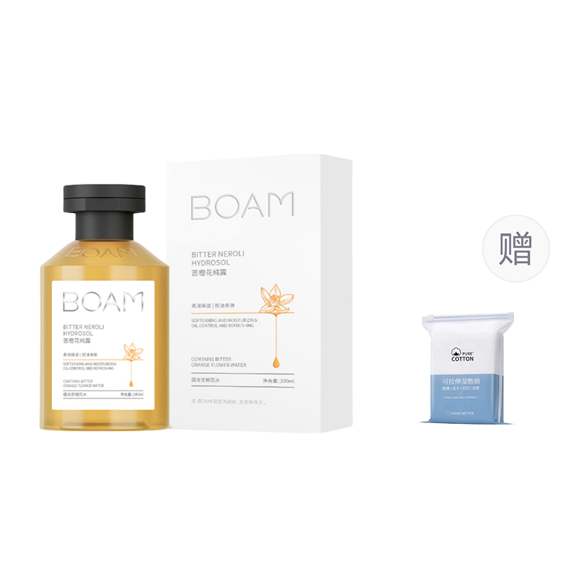 BOAM Унисекс Борьба с акне и осветление следов, чистый нероли тоник-лосьон увлажняющий успокаивающий 200 мл