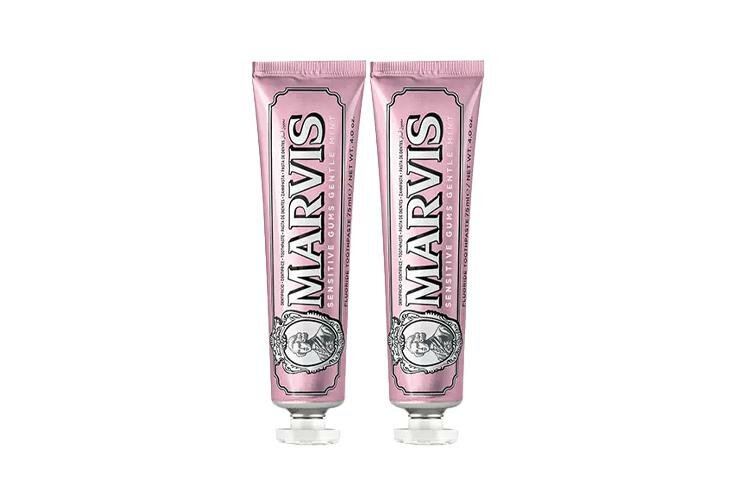 Зубная паста унисекс Marvis Soft Mint, Preserved Plum Midsummer Lily, Mystic Realm Rose