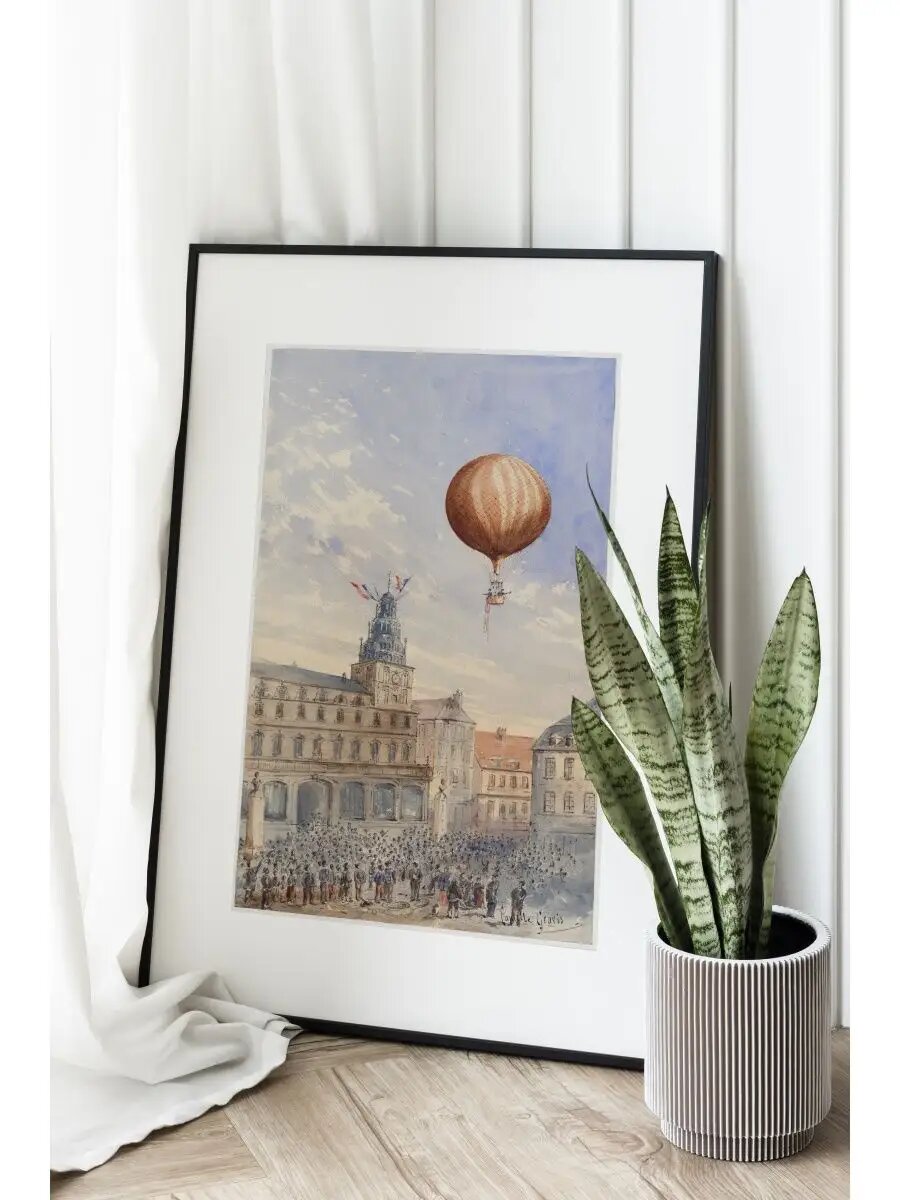 Постер воздушный шар