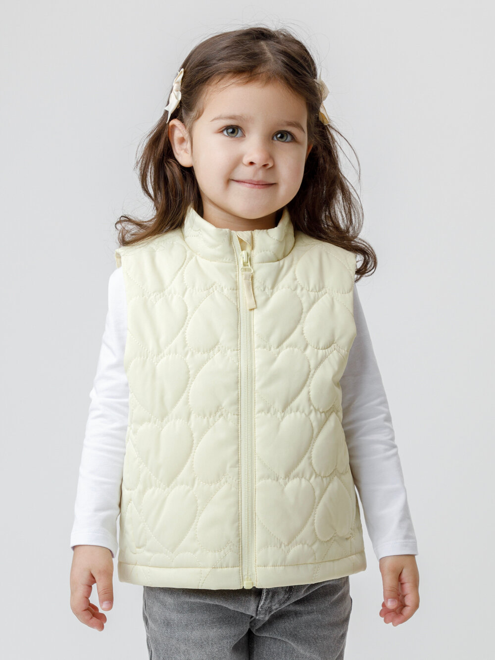 Жилет утеплённый демисезонный стеганный жилет, детский