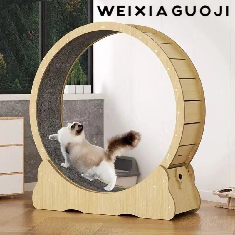 Беговое колесо для животных, Коты ползают, маленькие игрушки, фитнес для домашних животных