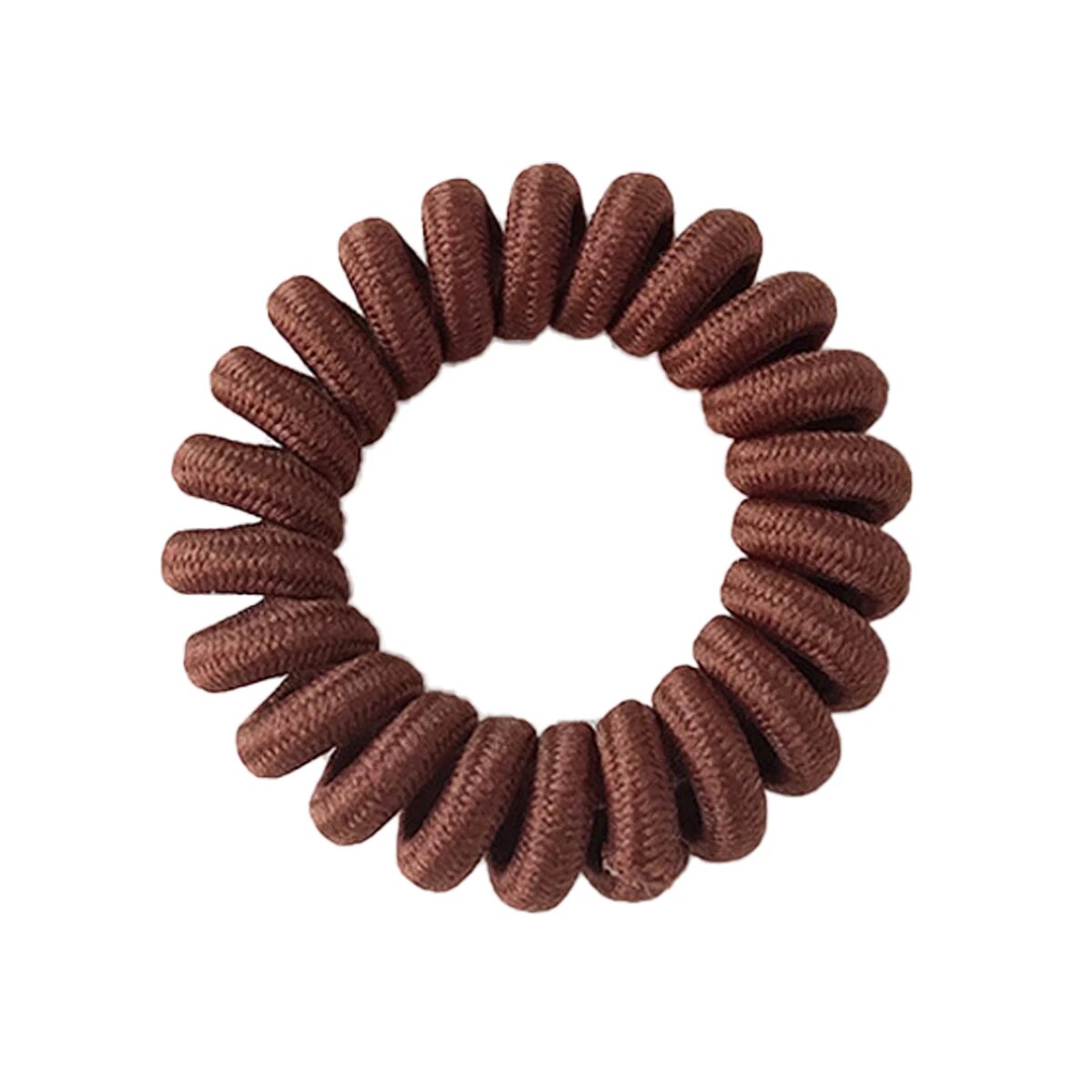 Спиральная резинка для волос из полиэстера Коричневый, 5C