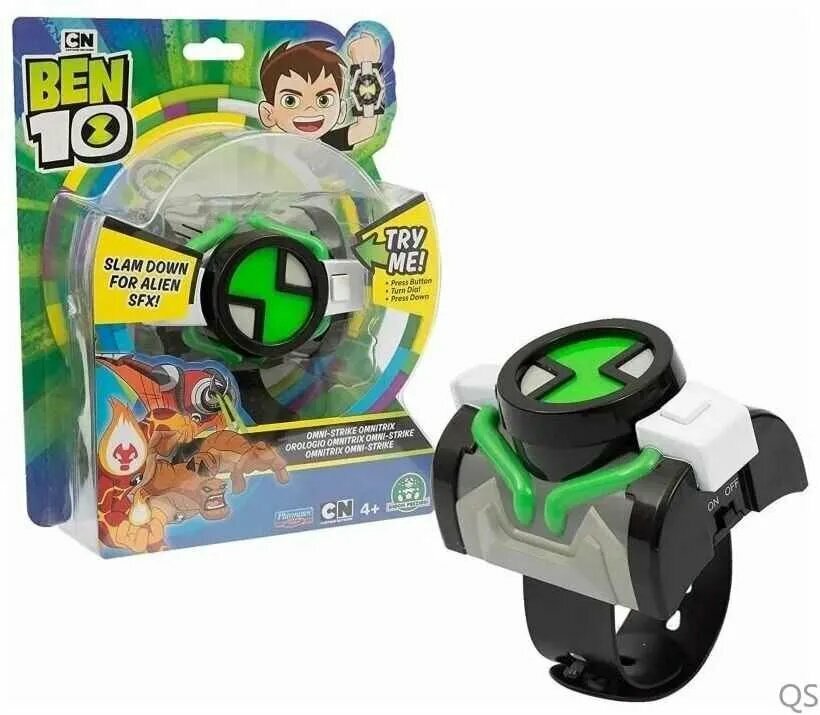 Интерактивные часы Бен 10 Омнистрайк со светом и звуком (Omnitrix 76956) – игрушка по мотивам мультсериала Ben 10