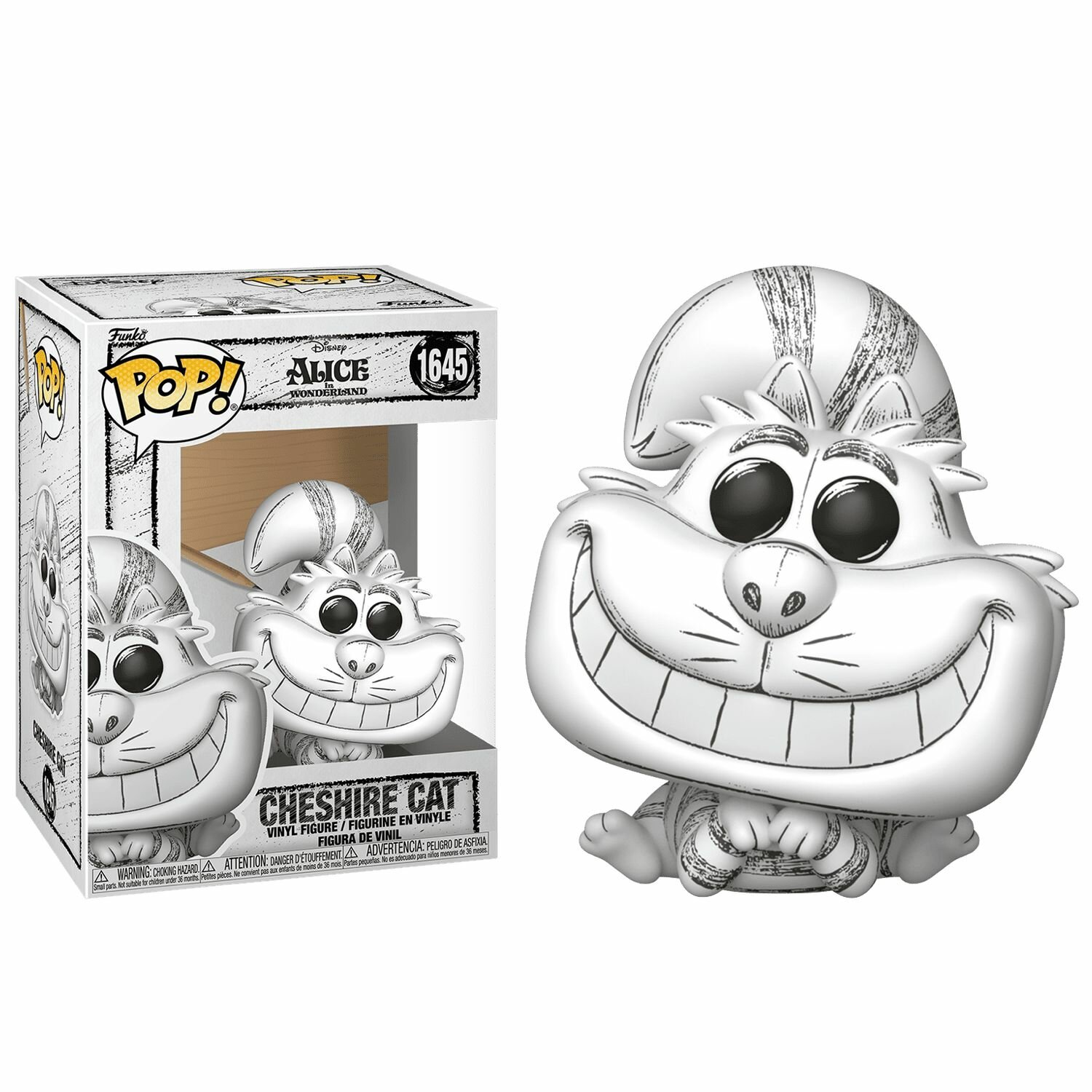 Фигурка Чеширский Кот скетч (Cheshire Cat Sketched Deco) из фильма Алиса в стране Чудес Alice in Wonderland 1645