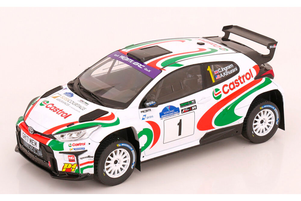 Модель коллекционная Toyota gr yaris RALLY2 #1 "toyota gazoo racing" ingram/kihurani 1 место grampian forest rally 2024