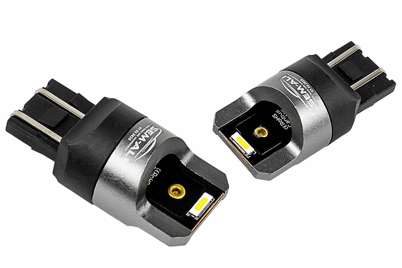 Светодиодные лампы ДХО SEM-ALI 7443 (10w) с обманкой для Лада Веста, Гранта, Renault