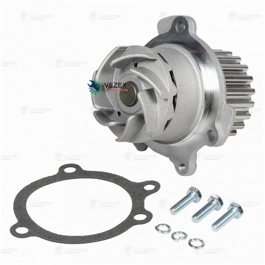 LUZAR LWP0112 Насос водяной для а/м ВАЗ 2112 LADA: 110, 111, 112, KALINA Kombi (1117), KALINA Schragheck (1119), KALINA Stufenheck (1118)