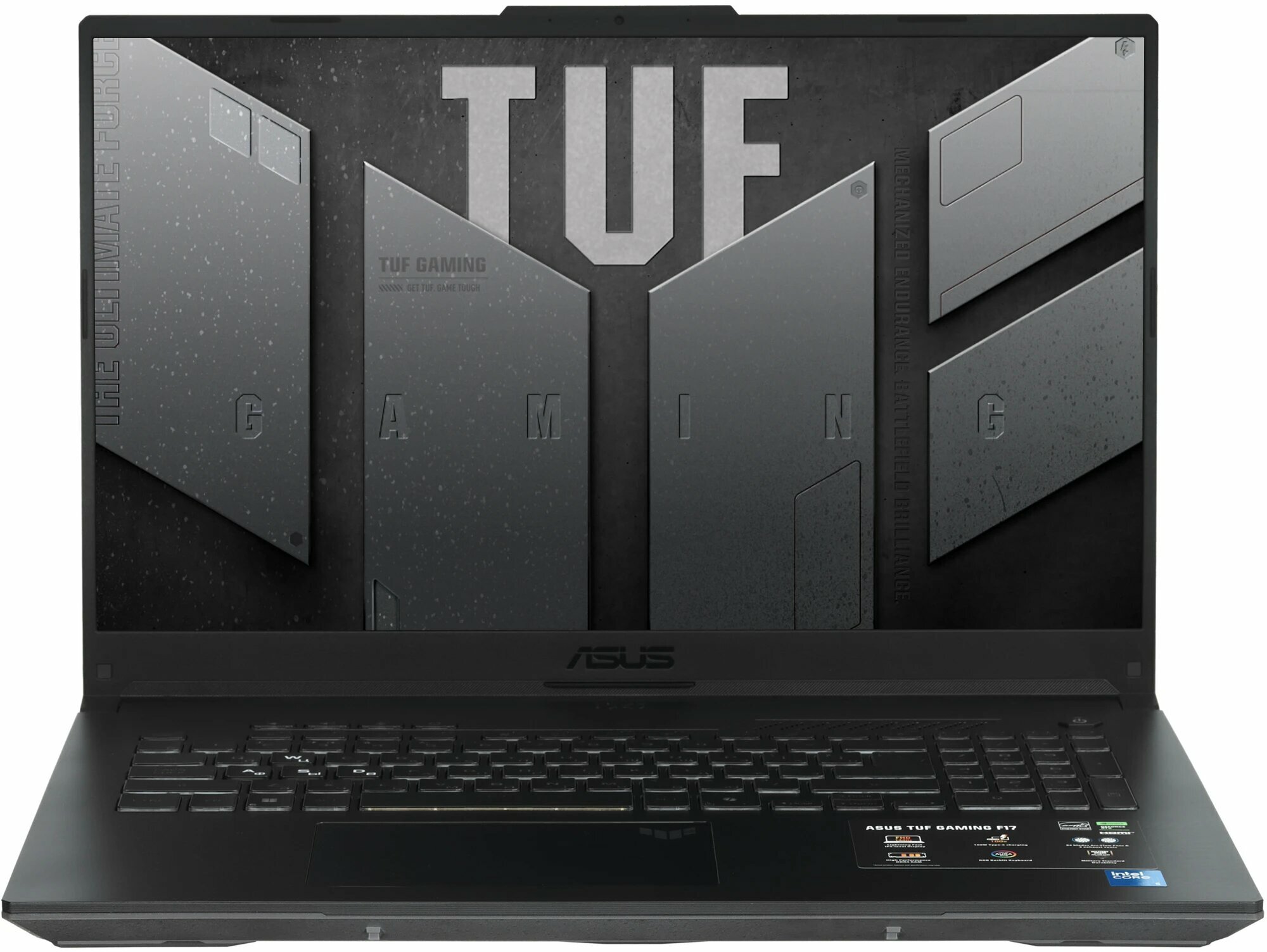 17.3" Ноутбук ASUS TUF Gaming FX707VJ-HX015 серый