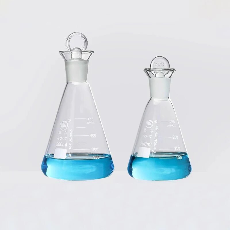 Лабораторная стеклянная колба Odine из боросиликатного стекла 250ml