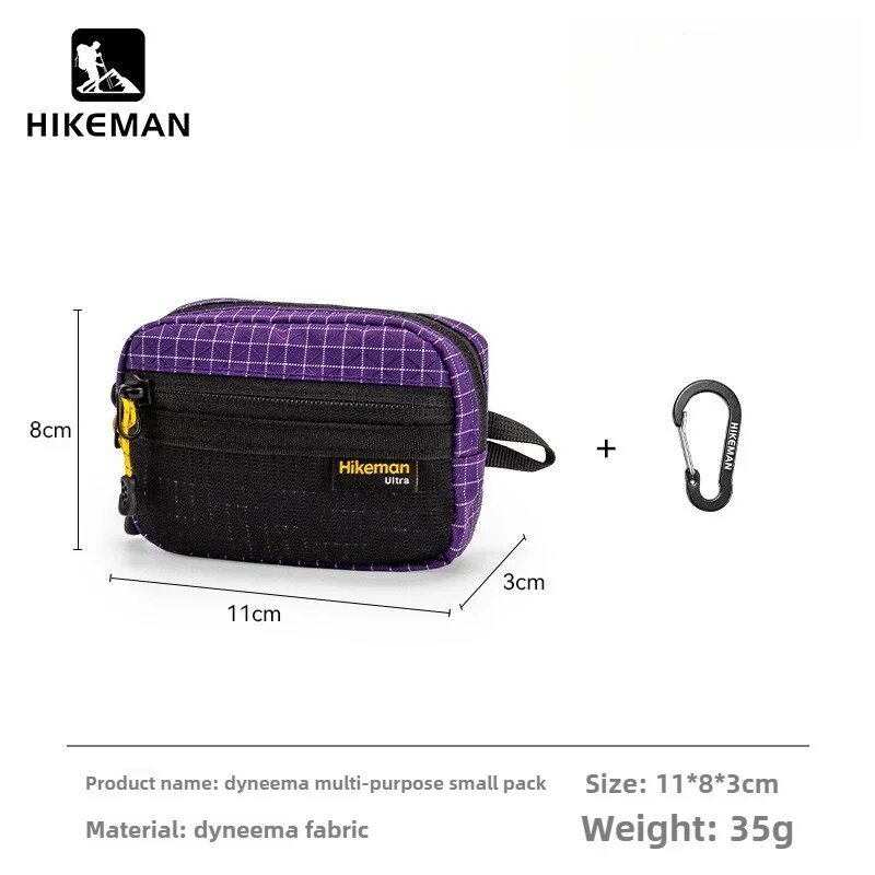 Dyneema сумка HIKEMAN фиолетовая 11*8*3см, 35г