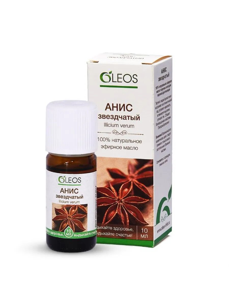 Oleos Анис звездчатый Масло эфирное, 10 мл, 1шт.
