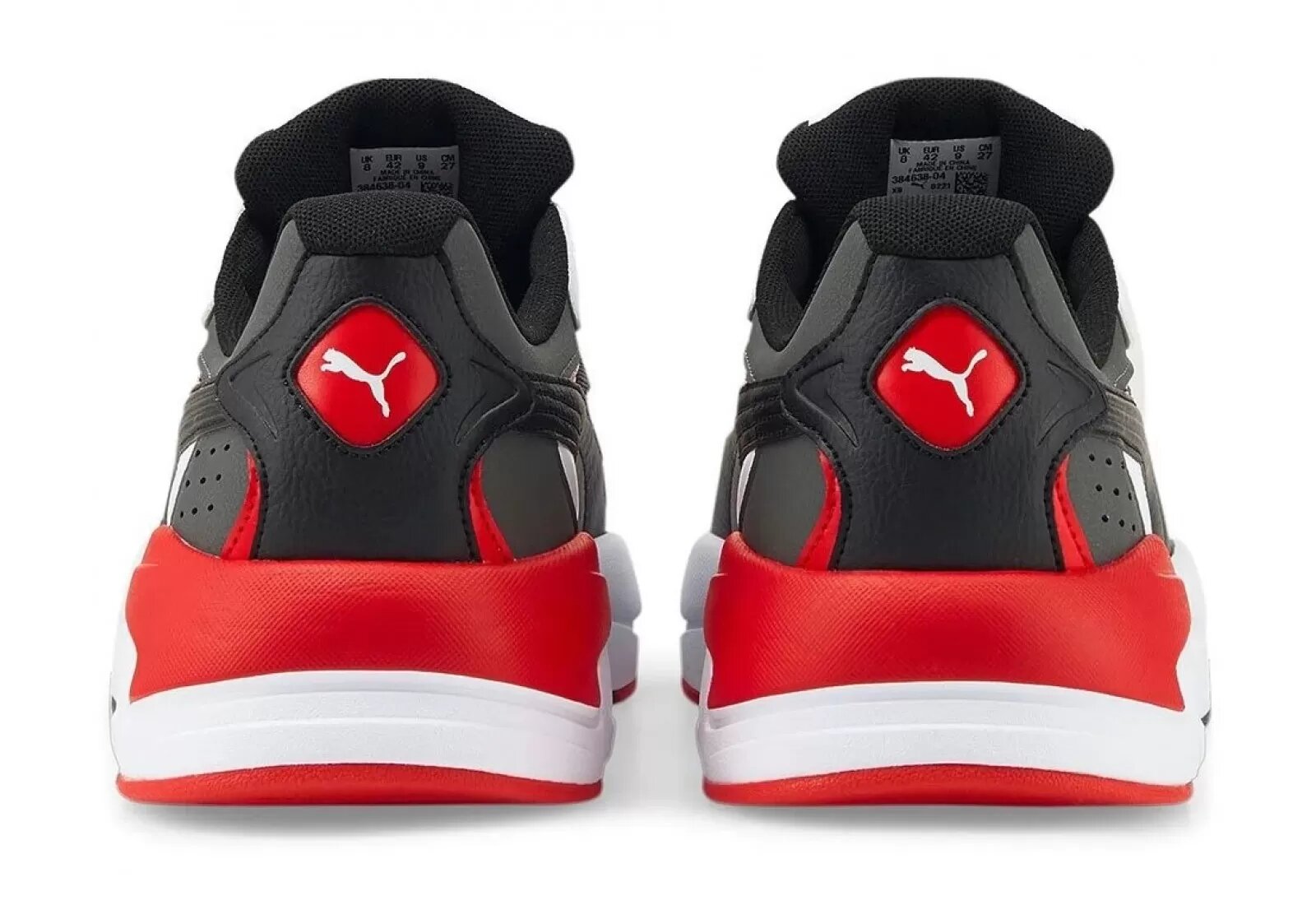 Кроссовки PUMA, размер 10 UK, красный/белый — фото 1