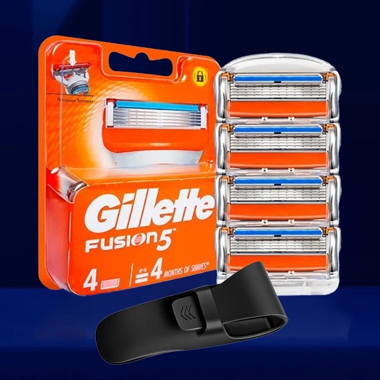Лезвия для бритвы Gillette Fusion 5 4pcs cover