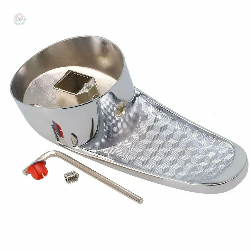 Ручка для смесителя, хром, однорычажная, латунная, подходит для любого давления, легкий поворот, универсальная ручка смесителя на кухню и ванную