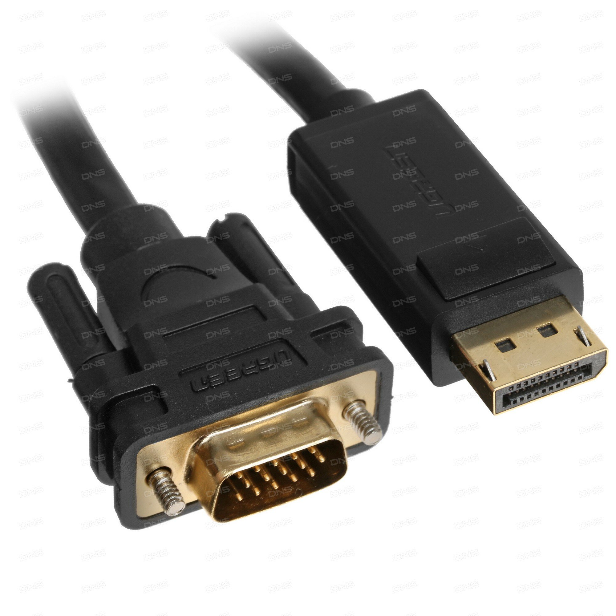 Кабель однонаправленный Ugreen DisplayPort - VGA, 1.5 м
