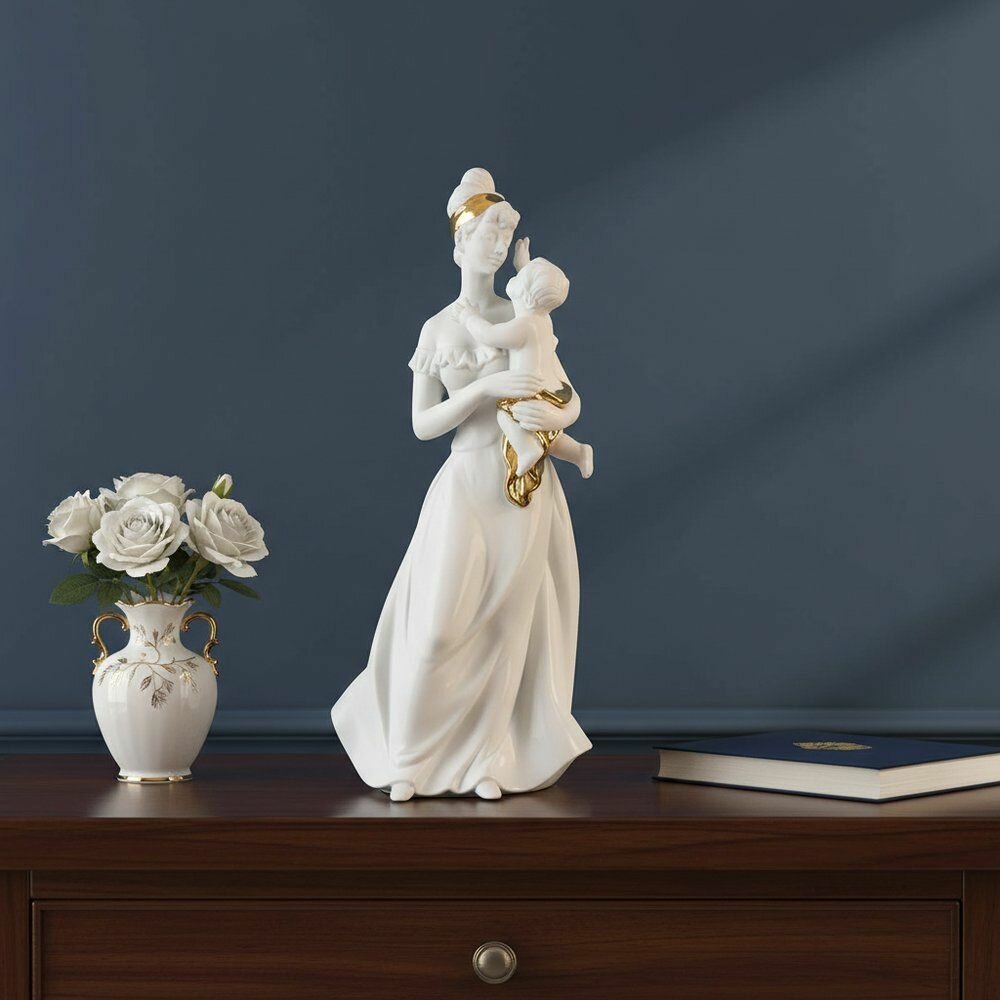 Статуэтка Мать и дитя бисквит