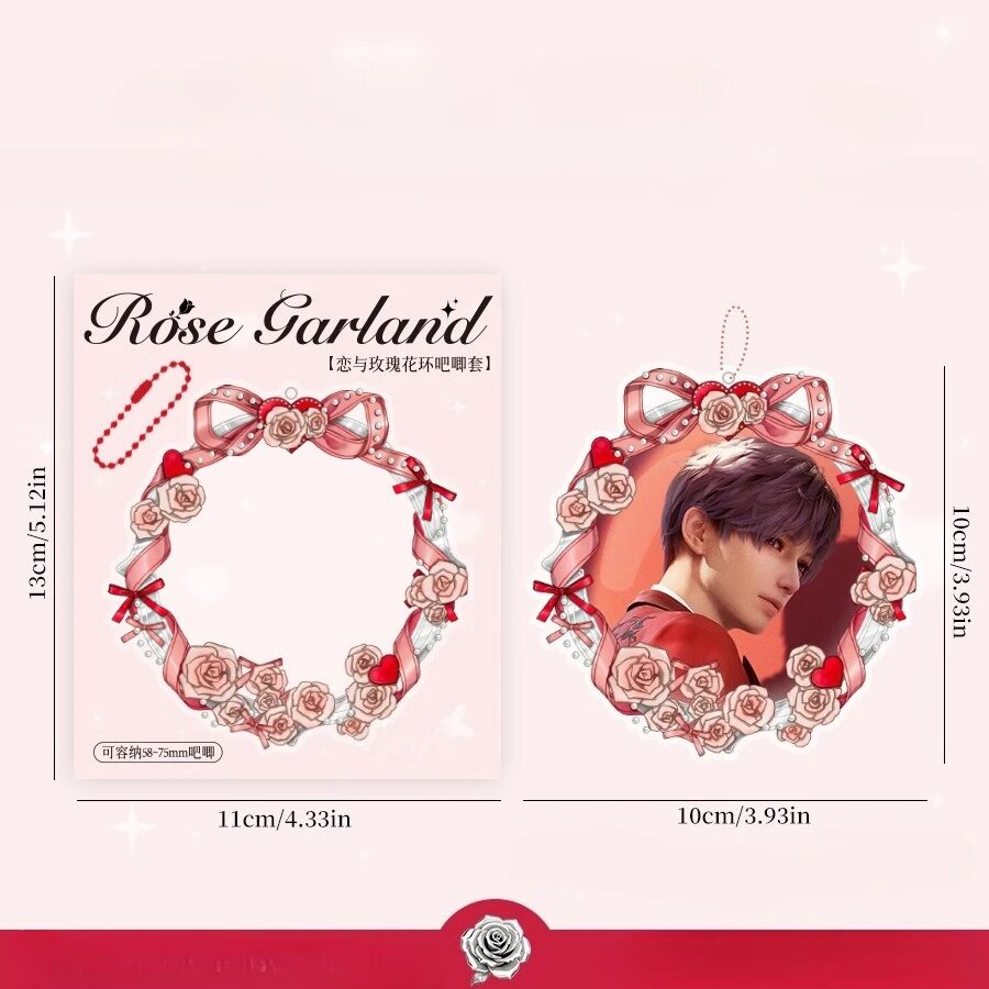 Держатель значков Rose Garland, красный