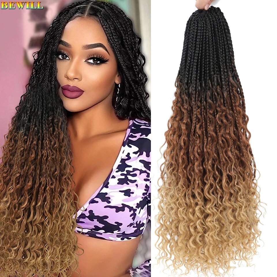 Косы синтетические Boho Goddess 24" омбре 1B/30/27, 2 Pack