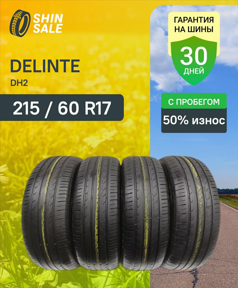 Летние БУ шины Delinte DH2 215/60 R17 50.0% износ T0164962