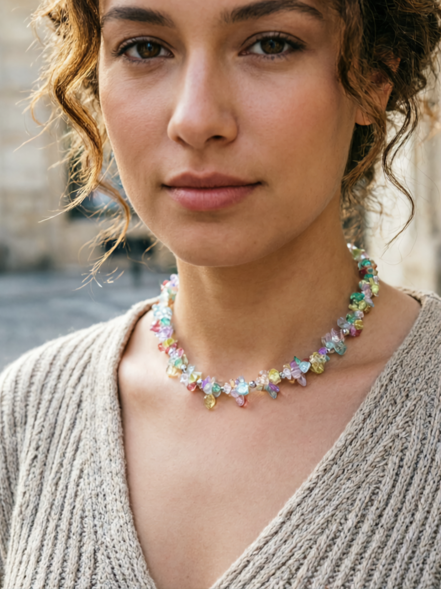 Чокер ENJOY Украшения из камней, кварц