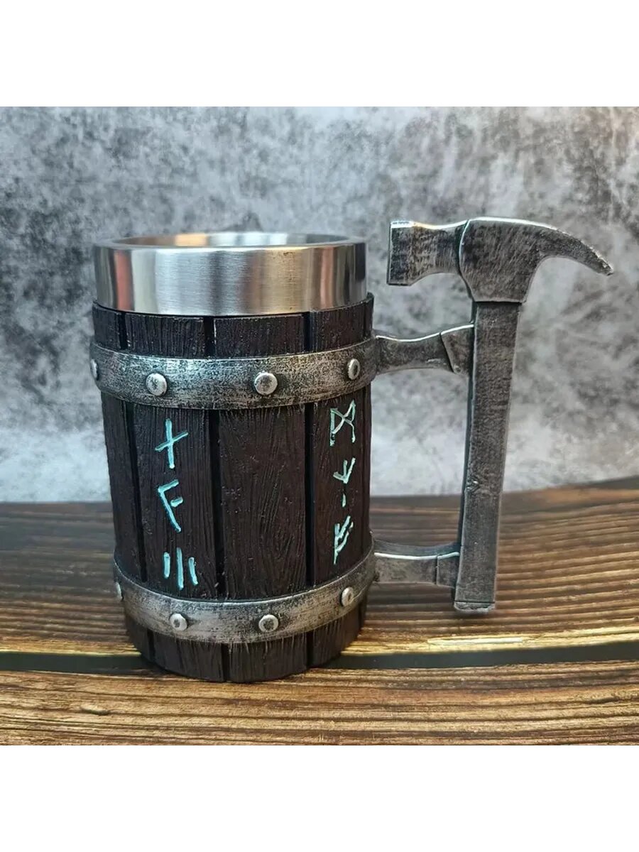 Чашка Деревянная бочка 600ml