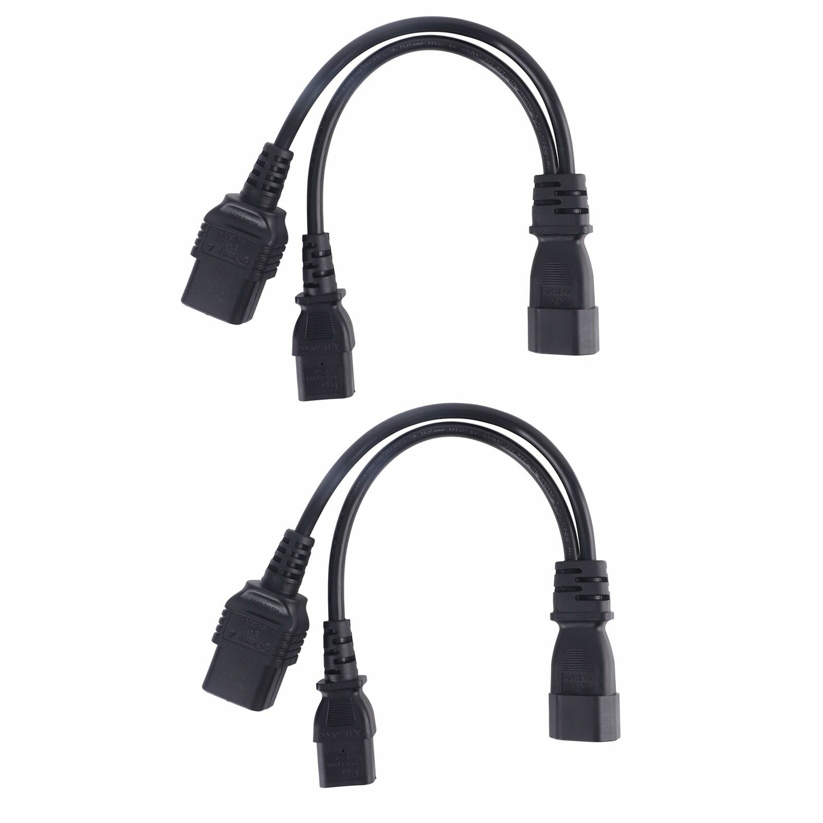 2 шт Y-кабель C14 C19/C13, адаптер питания