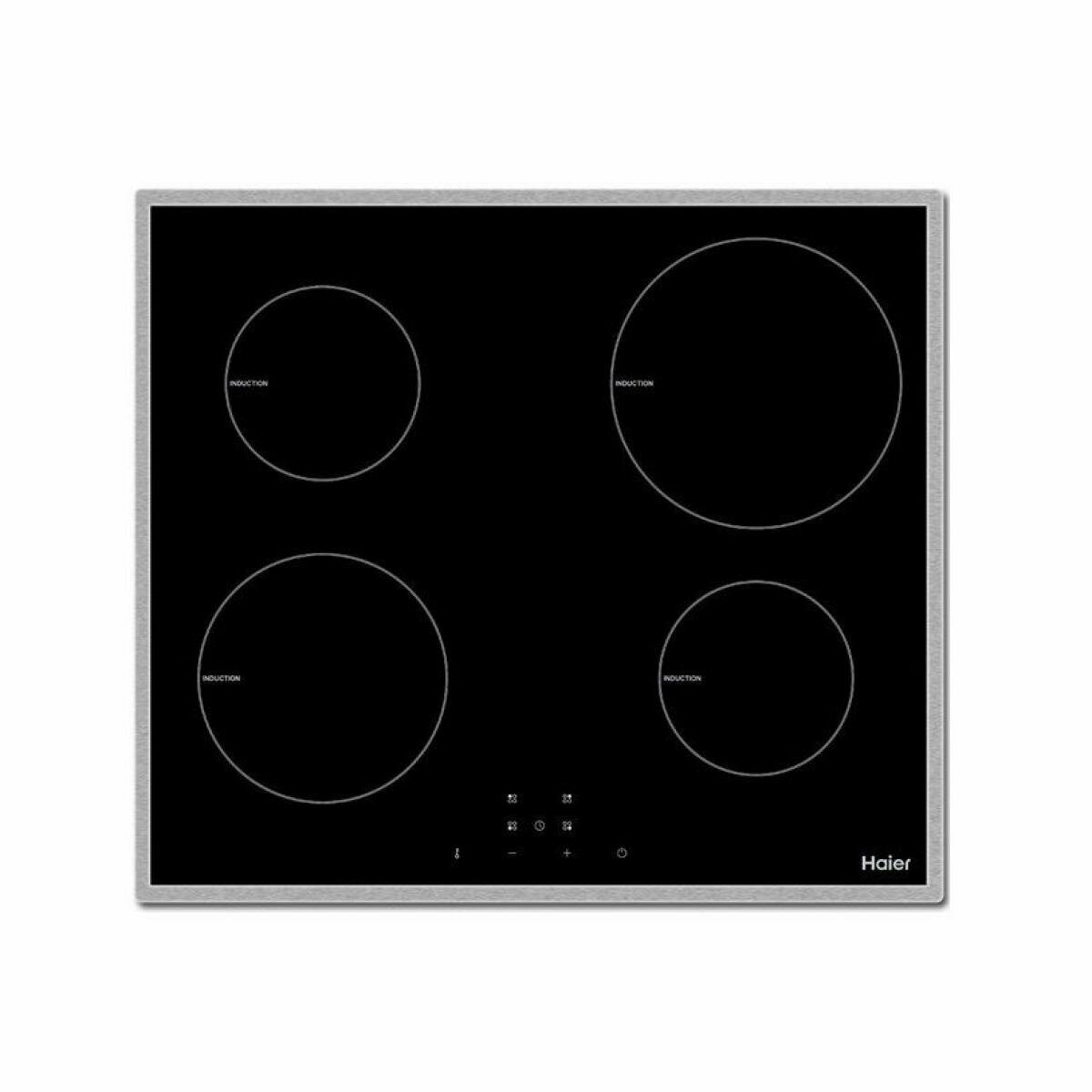 Варочные поверхности электрические Haier Панель варочная индукционная Haier HHX-Y64NFB Чёрный