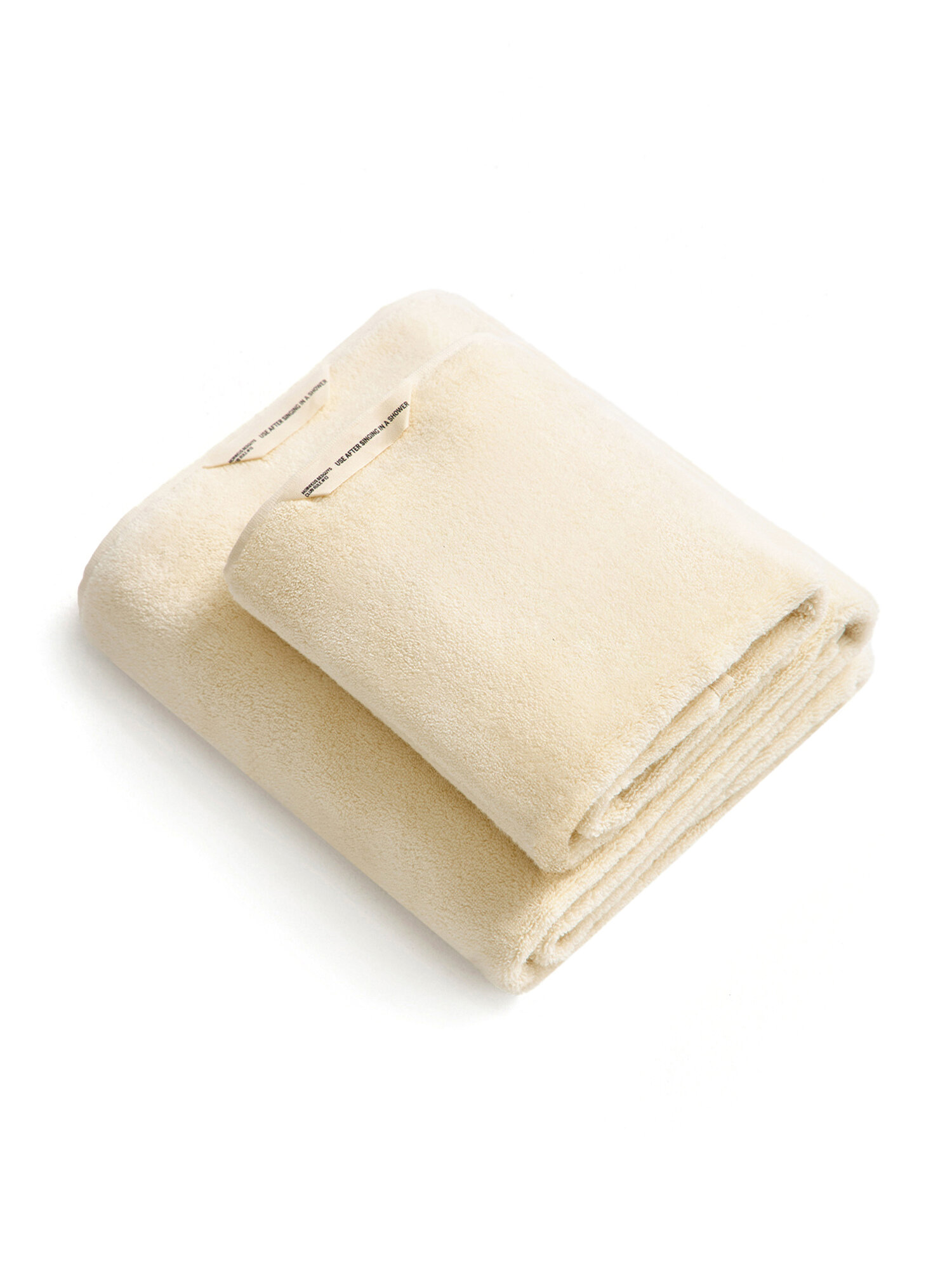 Полотенце махровое MORФEUS (морфеус), 100% хлопок - Кремовый - 50x90