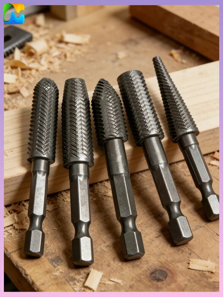 5 шт. Шестигранные вращающиеся напильники из инструментальной стали, сверла, фрезы, шлифовальные, зазубренные, шлифовальные, гравировальные