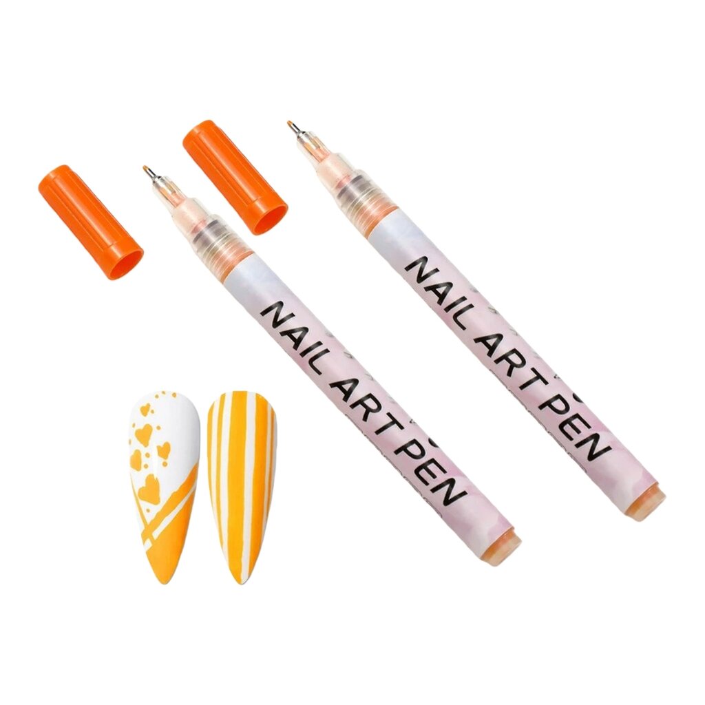 12-цветные маркеры для нейл-арта с наконечниками 0,5 мм; маркеры для нейл-арта, кисти для рисования, инструменты для украшения ногтей.