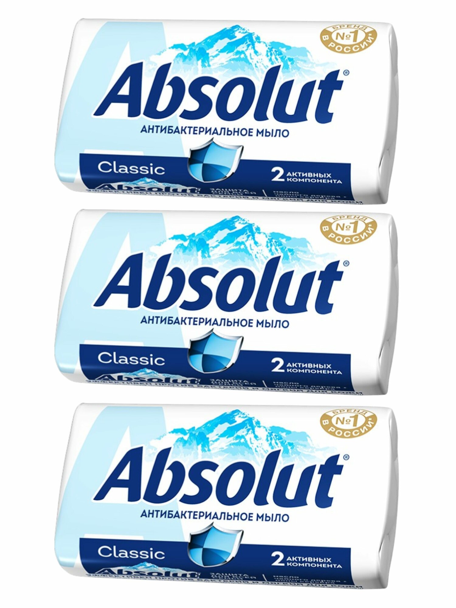 Мыло туалетное ABSOLUT (абсолют) Ультра 6059 (3шт по 90г)