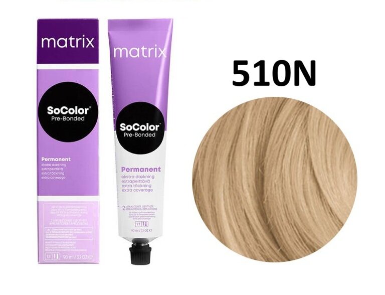 Matrix краска Socolor Pre-Bonded 510N очень-очень светлый блондин натуральный 90 мл Матрикс